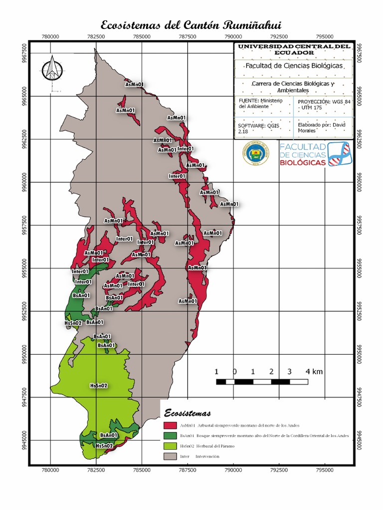 Mapa Ecosistemas Del Canton Rumiñahui | PDF