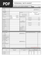 CS Form No. 212 Revised Personal Data Sheet 2 - New | PDF | Passport | Crime & Violence