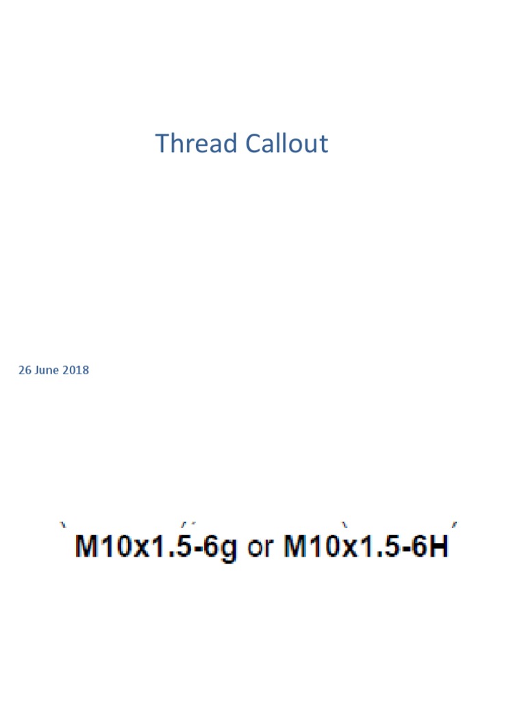 Thread Callout | PDF