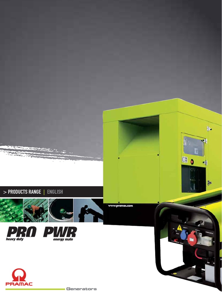 PRAMAC Portable Generators Overview | PDF | Diesel Engine | Ac Power ...
