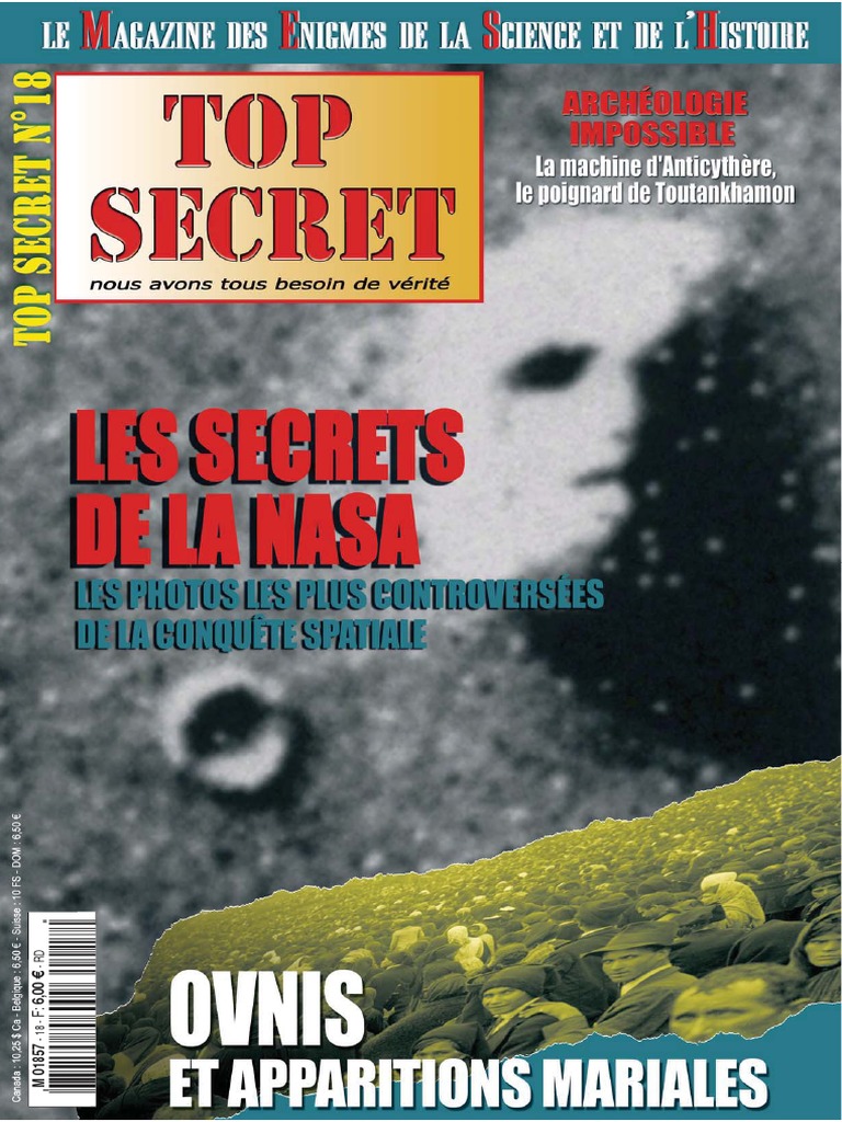 Magazine Top Secret : Abonnements et Dossiers | PDF | Sonde spatiale ...