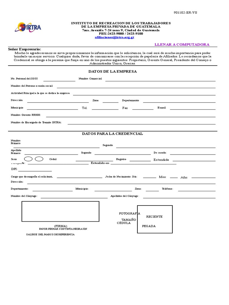 IRTRA | PDF | Negocios (general) | Business