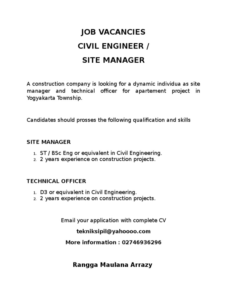 Application Letter | PDF | Engineer | Engineering