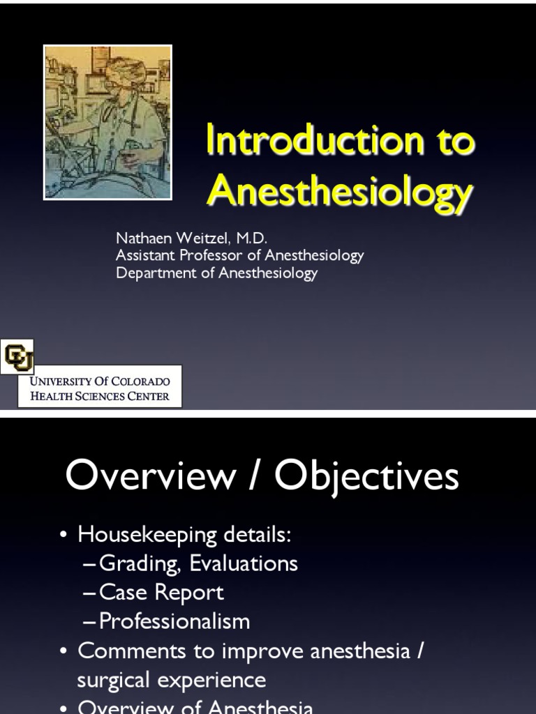 Introduction To Anesthesiology! | PDF | Anesthesia | Surgery