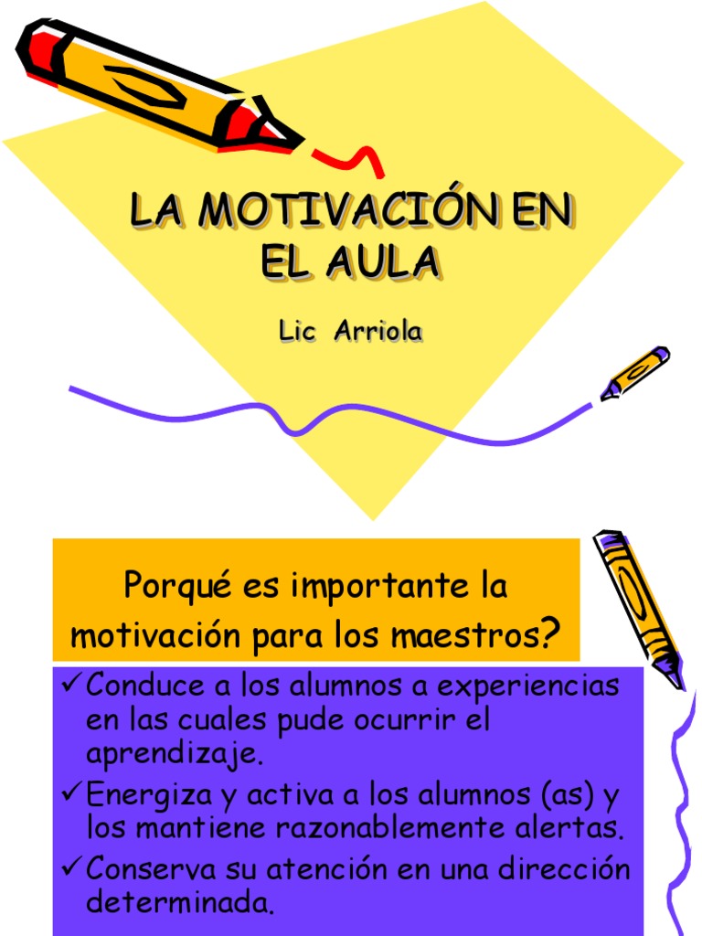 Motivación en El Aula | PDF | Motivación | Motivacional