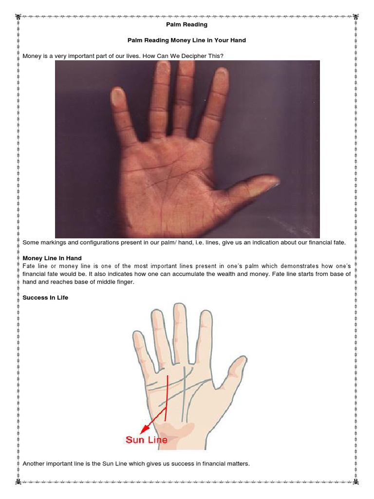 Palm Reading | PDF