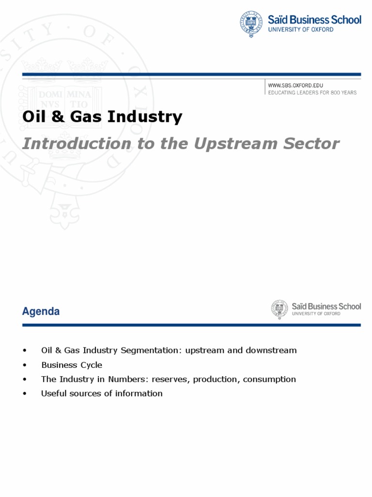 Oil Gas Introduction To Upstream 09112011 Pdf Petroleum