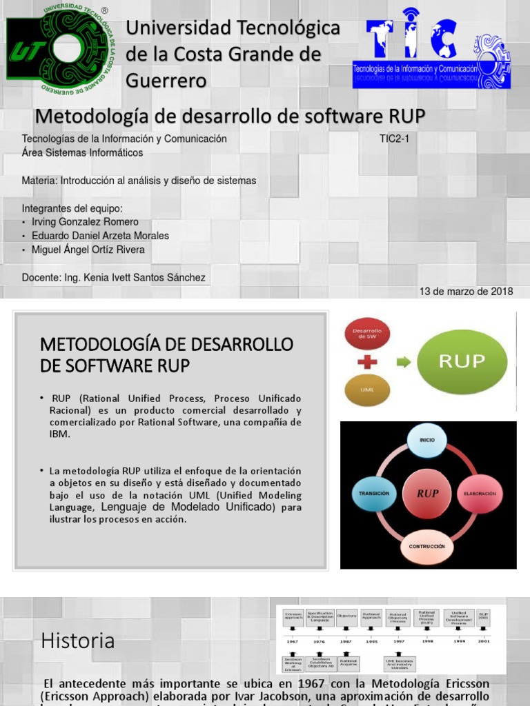 Metodologia RUP | PDF | Lenguaje de modelado unificado | Caso de uso
