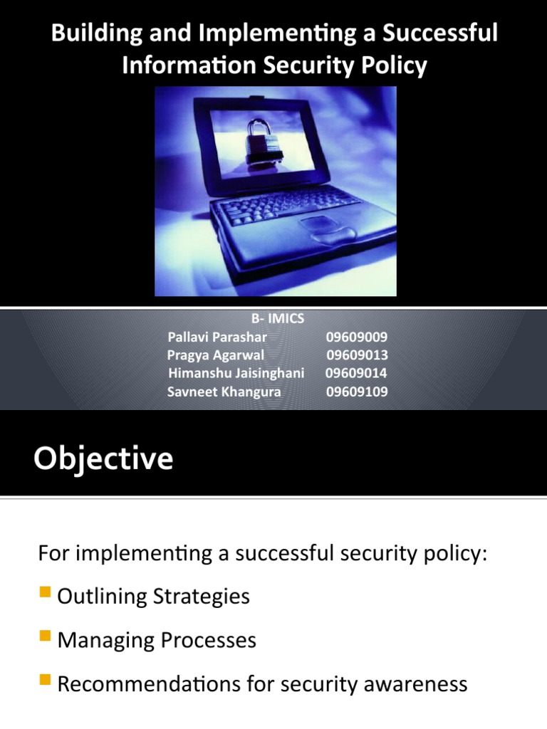 Effective Information Security Policy Guide | PDF | Information ...