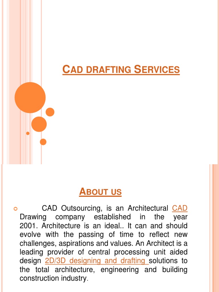 Expert CAD Drafting & 3D Modeling Services | PDF | Computer Aided ...