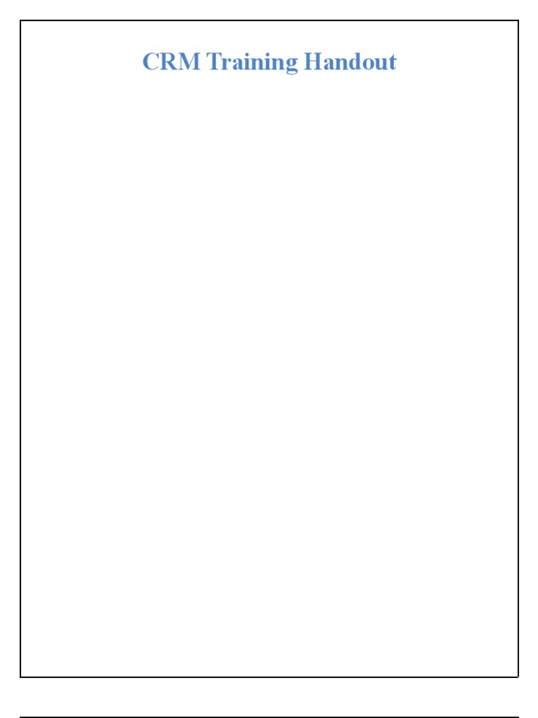 CDR Training Handout | PDF | Telecommunications | Computing