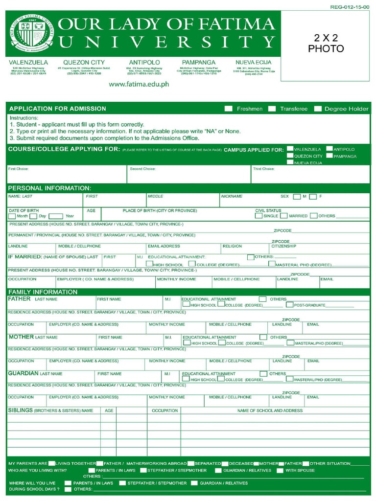 OLFU Application | PDF