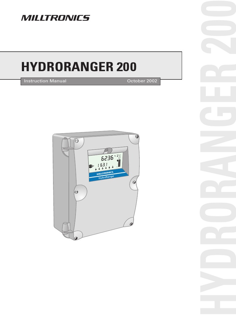 Hydro Ranger 200 | Parameter (Computer Programming) | Relay