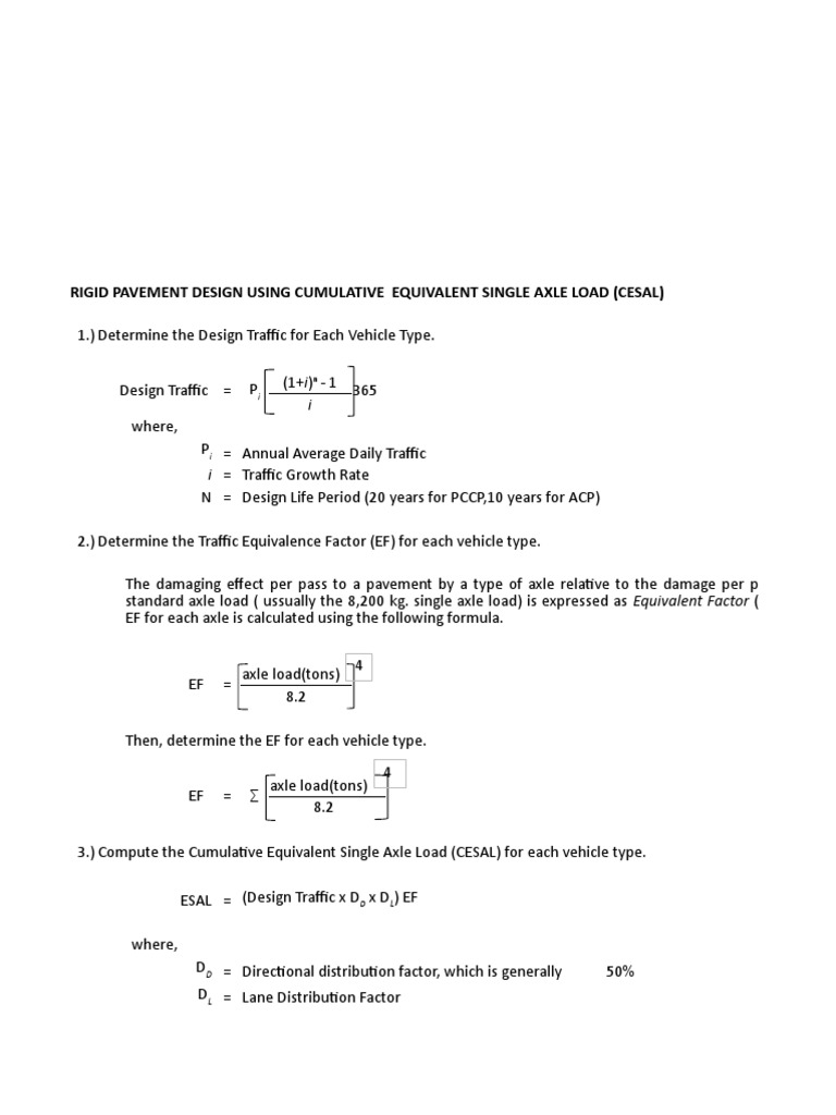 Design of PCCP | PDF | Truck | Transportation Engineering