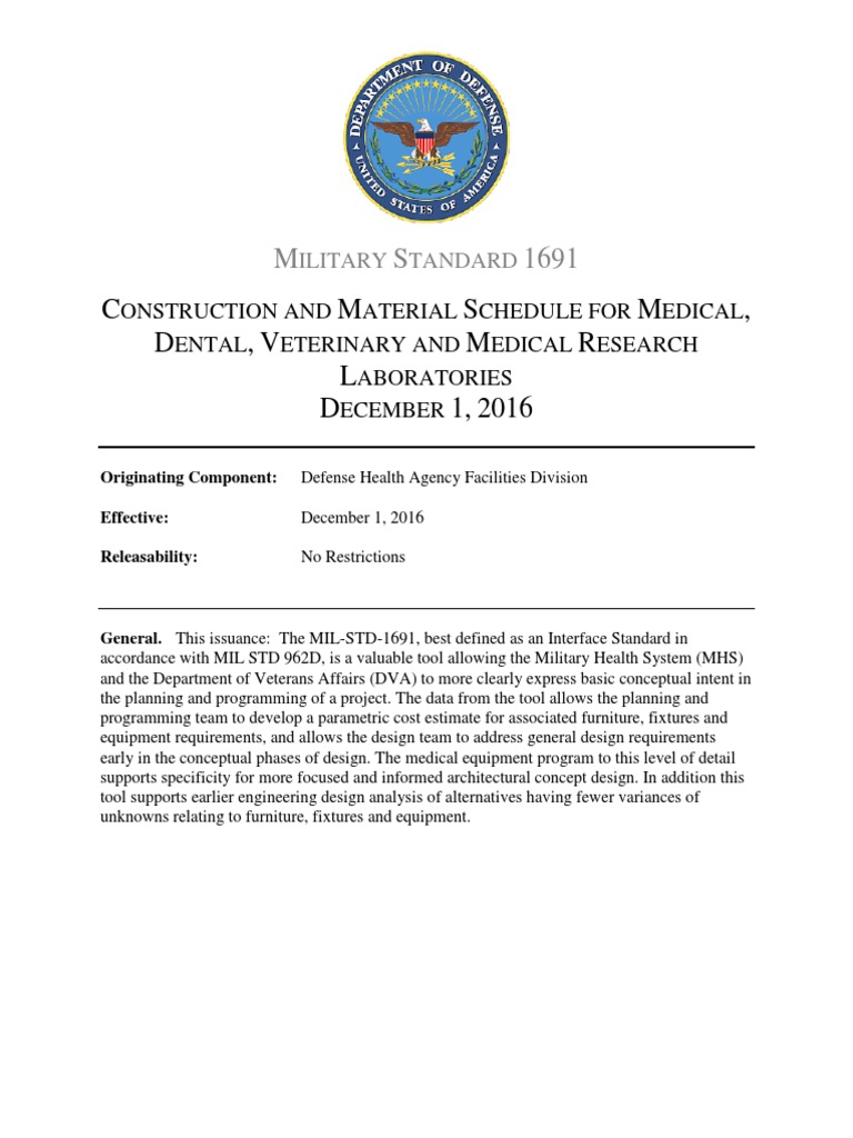 Mil STD 1691 - 2016 | PDF | Business