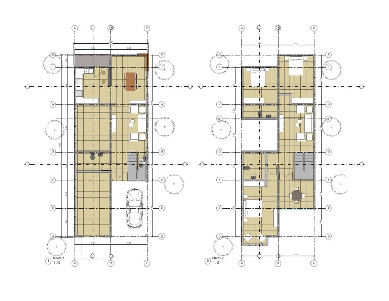 Structural analysis of building levels 1 and 2 | PDF