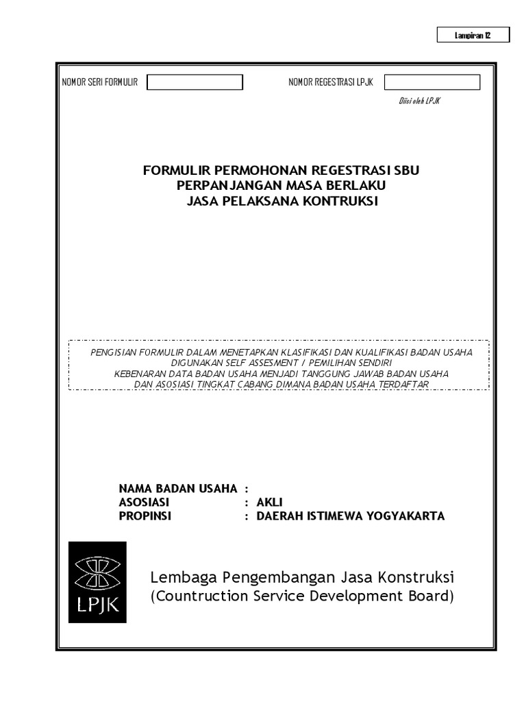 17323111958-Formulir Reg Sbu Masa Berlaku | PDF
