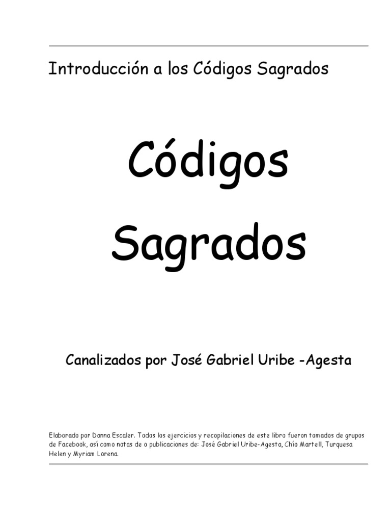 Introduccion A Los Codigos Sagrados PDF | PDF | Alma | Amor