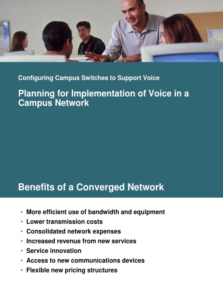 Planning For Implementation of Voice in A Campus Network | PDF | Voice Over Ip | Quality Of Service