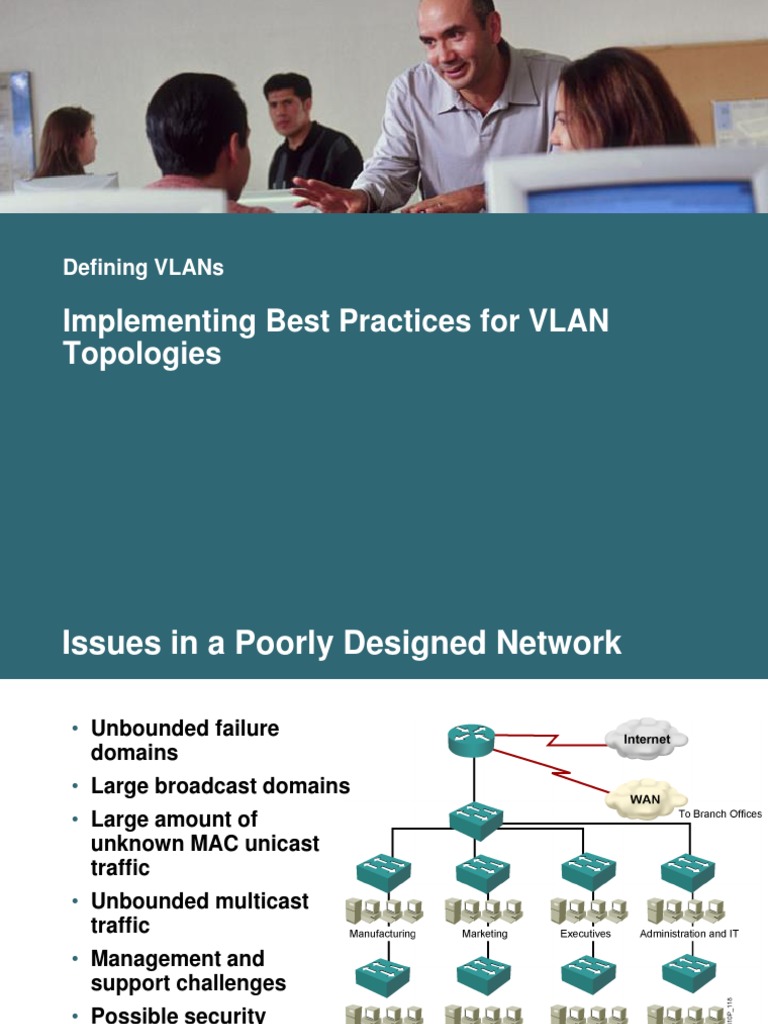 Implementing Best Practices For Vlan Topologies: Defining Vlans | PDF | Ip Address | Computer ...