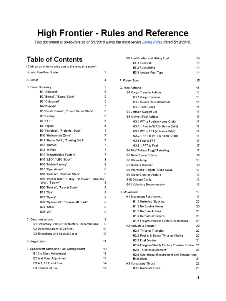 High Frontier | PDF | Rocket | Nature