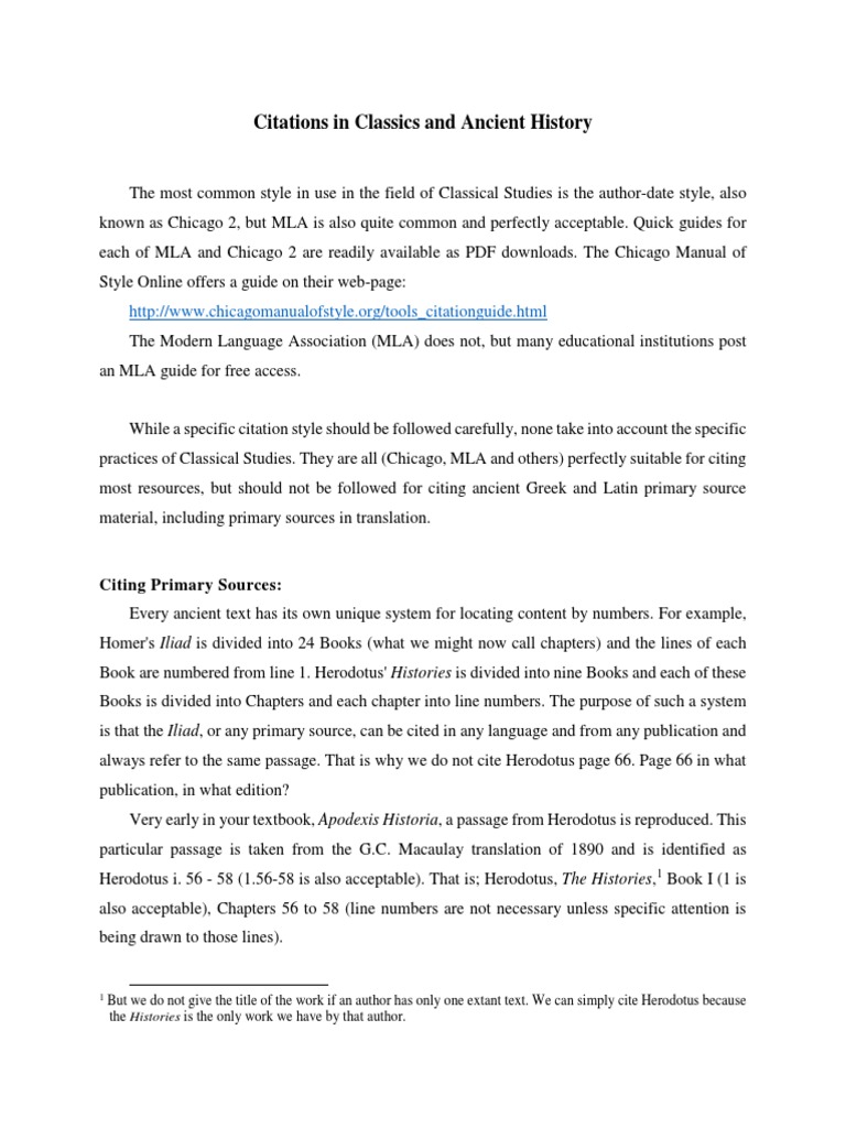 Citations in Classics and Ancient History: Citing Primary Sources ...