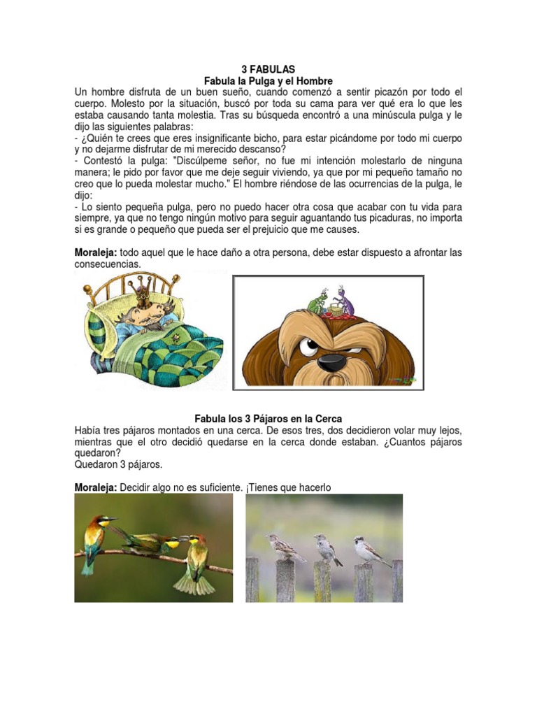 3 Fabulas | PDF