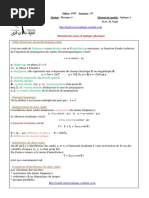 Resume Cours Optique Physique 2012 Najib | PDF | Vagues | Fréquence