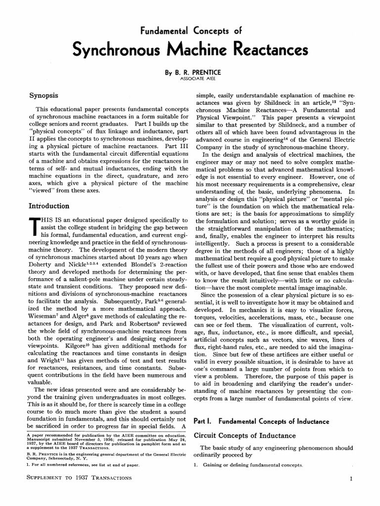 Reactance S Paper | PDF | Inductance | Transformer