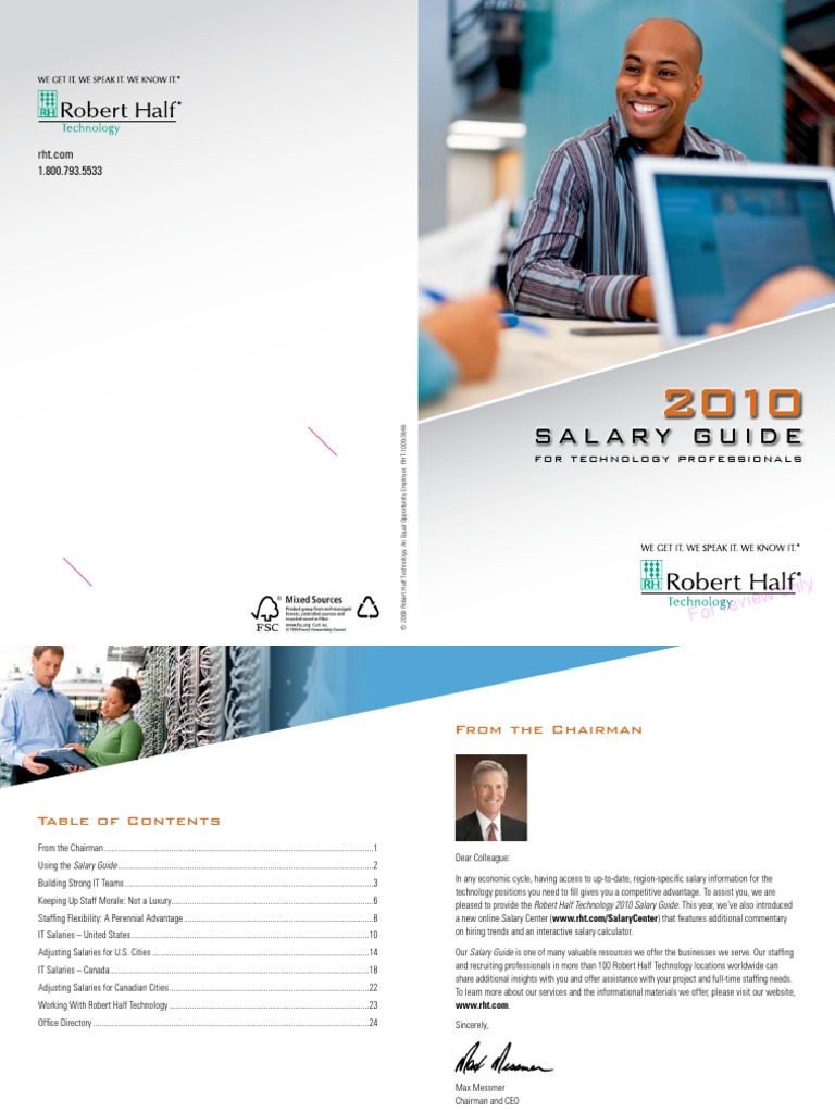 2010 IT Salary Guide | PDF | Chief Information Officer | Recruitment