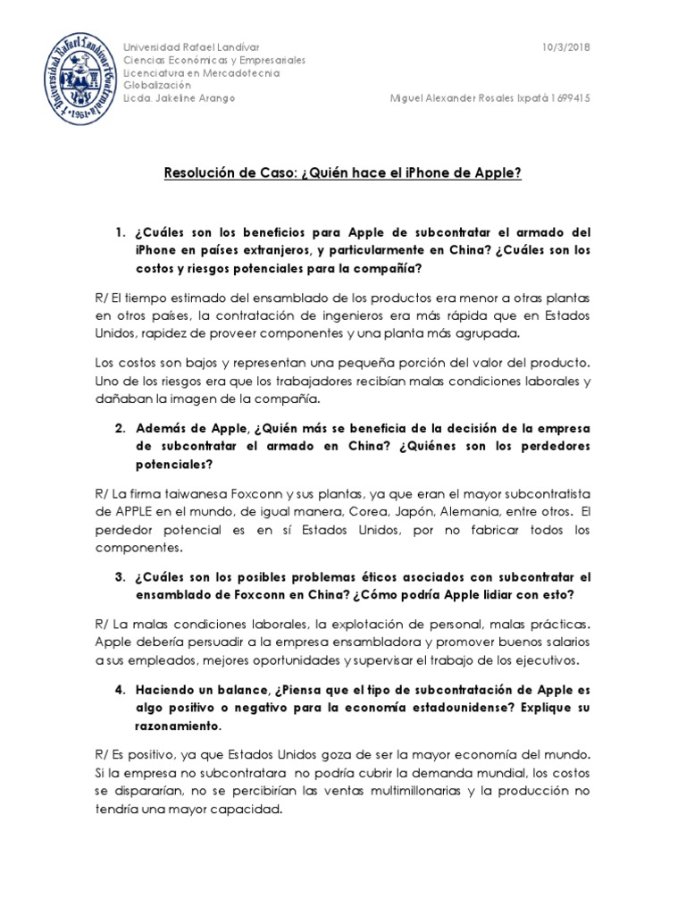Apple | PDF | Apple Inc. | Outsourcing