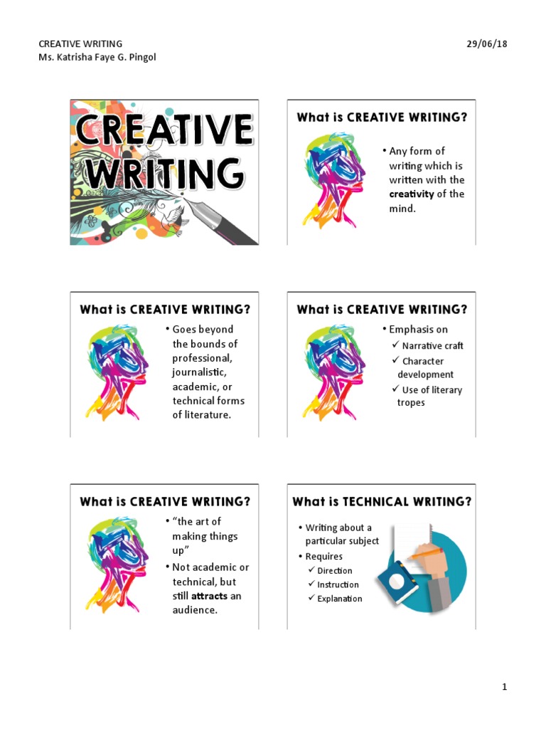 Introduction To Creative Writing | PDF | Creative Writing | Written ...