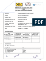 Holiday Test Procedure | PDF | Sheet Metal | Specification (Technical ...