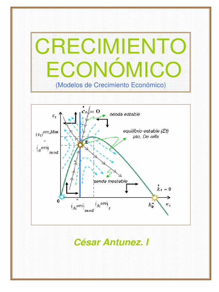 Modelos-Crecimiento-Economico Cesar Antunez PDF | PDF | Producto Interno Bruto | Ciclo comercial