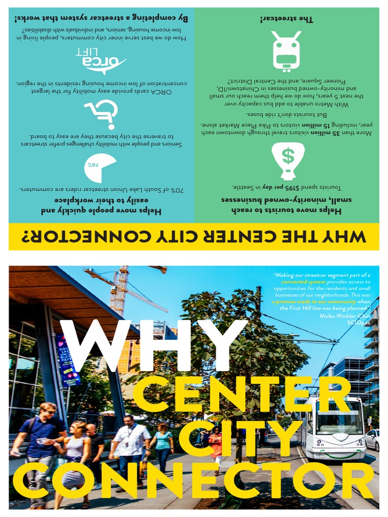 Center City Connector Flyer | PDF | Electric Rail Transport | Passenger ...