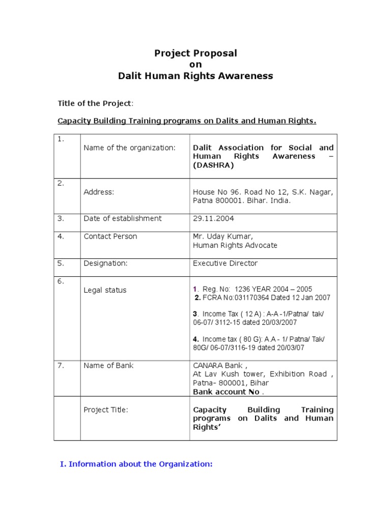 Dalit Human Rights Awareness Project | PDF | Dalit | Empowerment