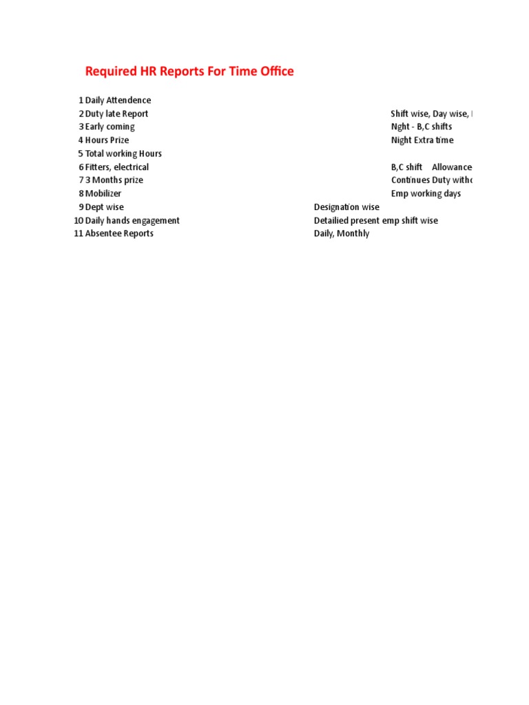Analyzing Attendance, Hours Worked, and Incentives: Key HR Metrics for ...
