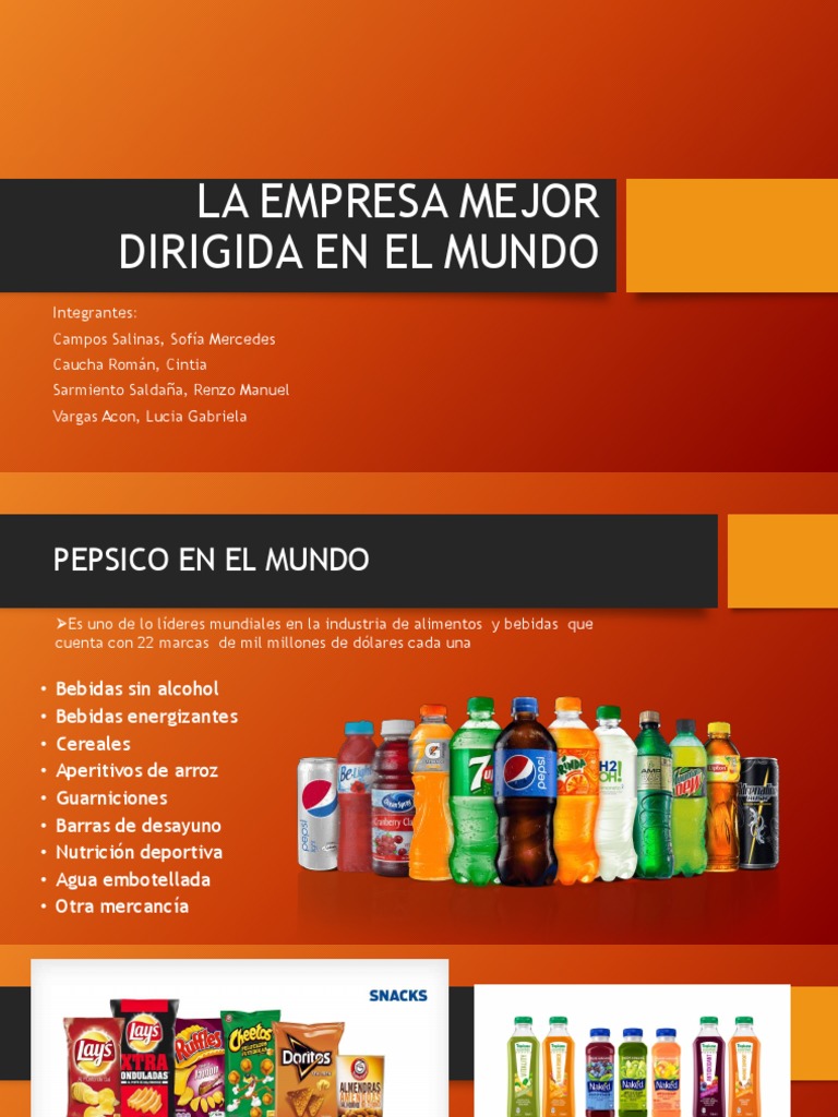 Estrategias Pepsico | PDF | Pepsi Co | Comida y bebida