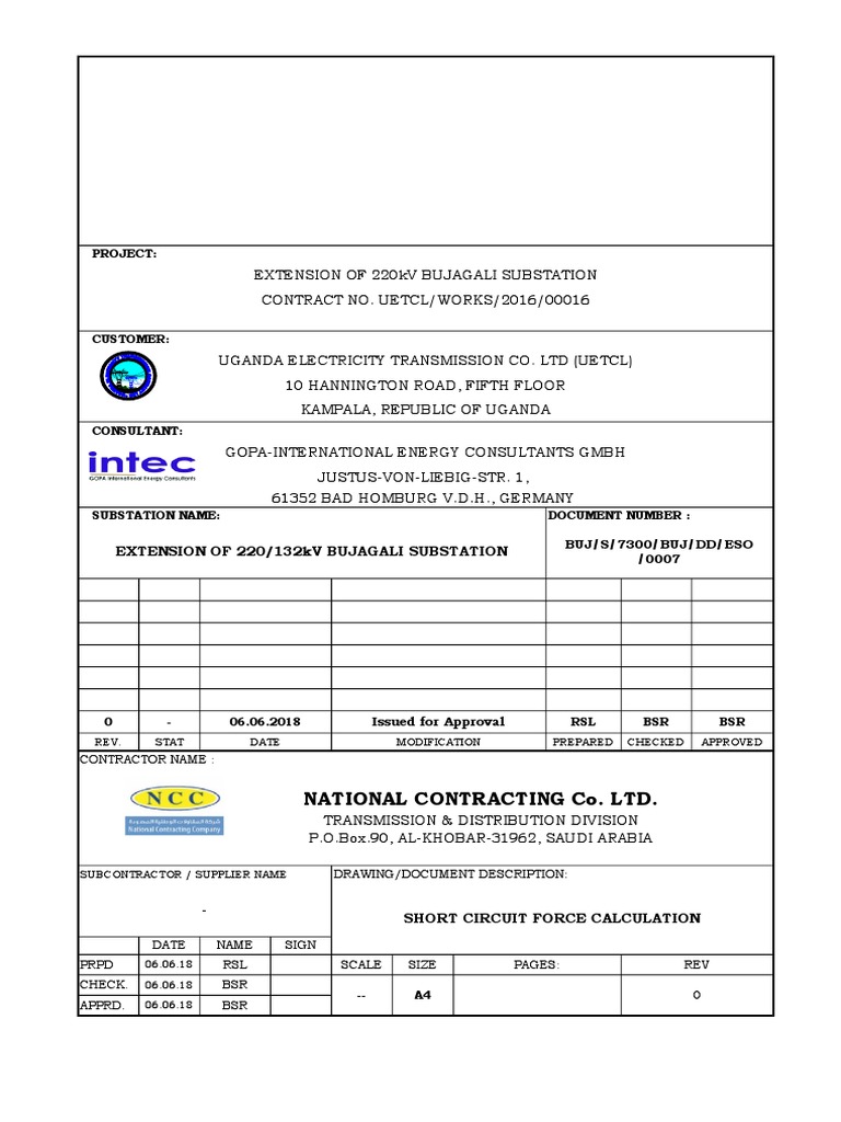 National Contracting Co. LTD.: Project | PDF | Insulator (Electricity ...