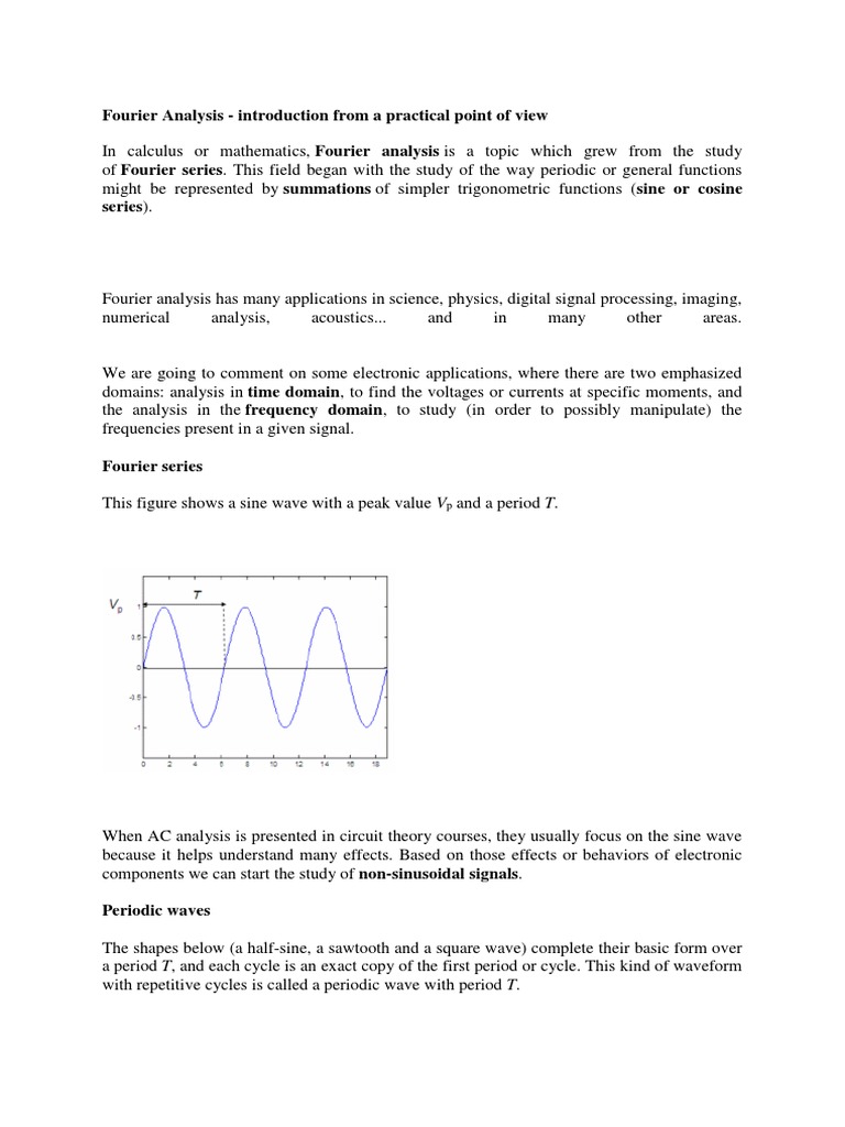 Fourier Series - an understandable introduction to representing ...