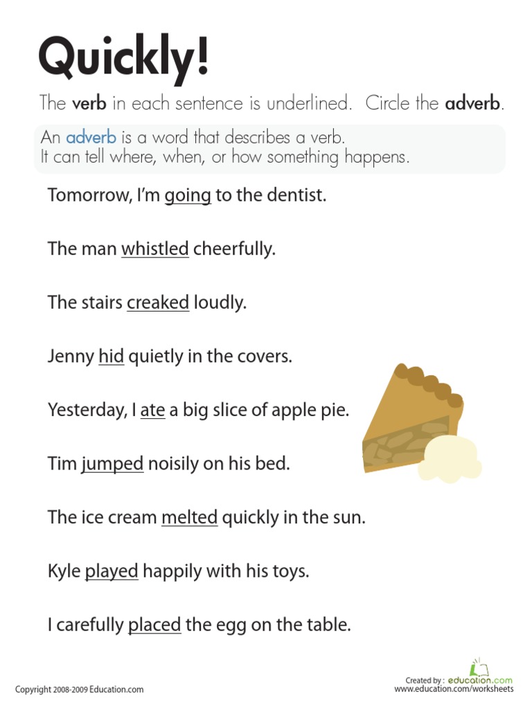Adverbs Quickly Second PDF | PDF