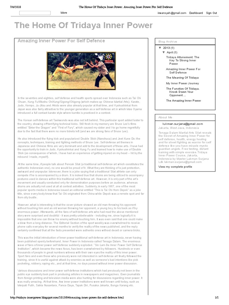 Amazing Inner Power | PDF | Bruce Lee | Chinese Martial Arts