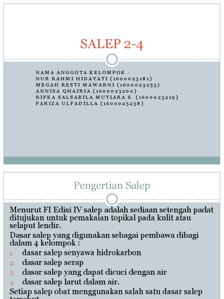 Salep 2-4 | PDF