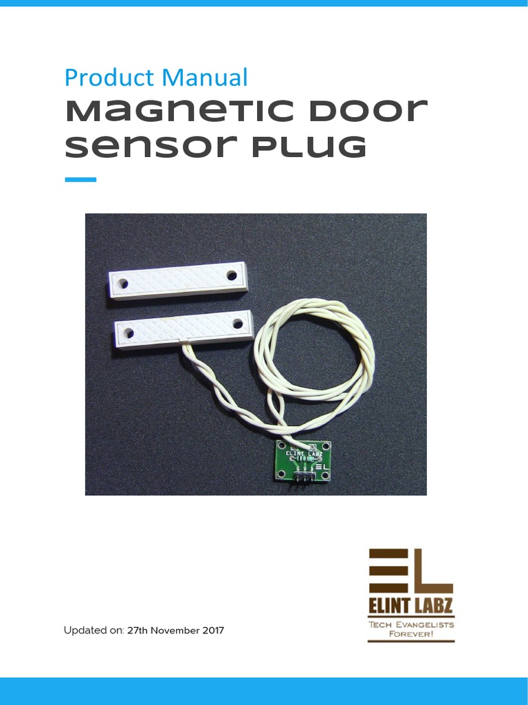 Elint Labz - Magnetic Door Sensor Plug Manual | PDF | Signals ...