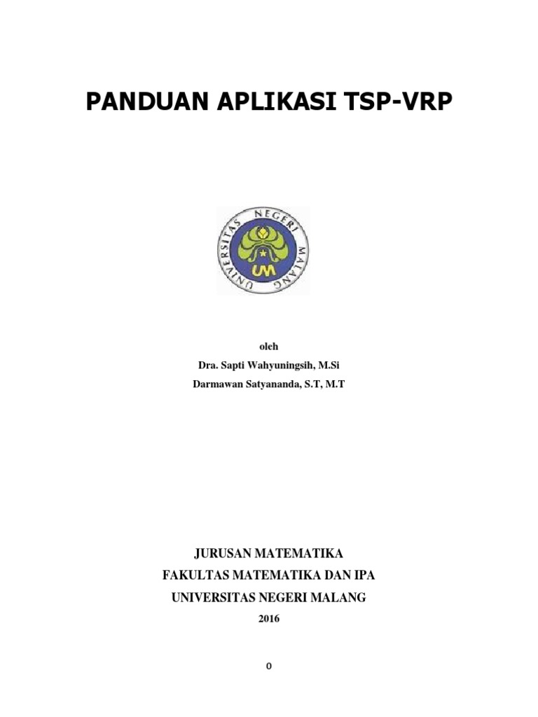 Panduan Aplikasi TSP-VRP | PDF | Bisnis