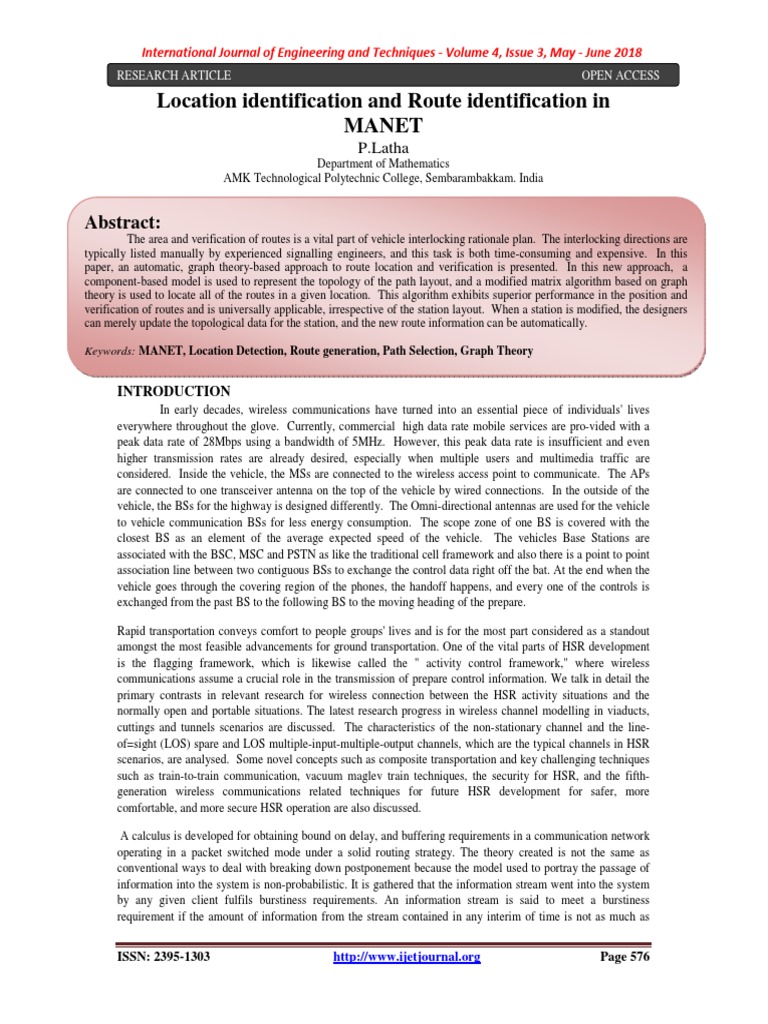 Ijet V4i3p93 PDF | PDF | Graph Theory | Matrix (Mathematics)