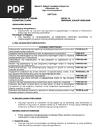 Lesson Plan Sa El Fili | PDF