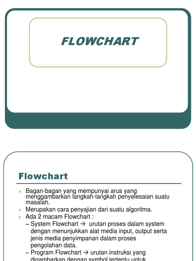 Materi Flow Chart | PDF