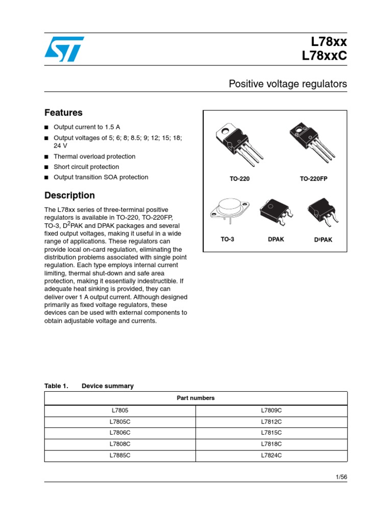 L7809CV | PDF | Electric Power | Manufactured Goods