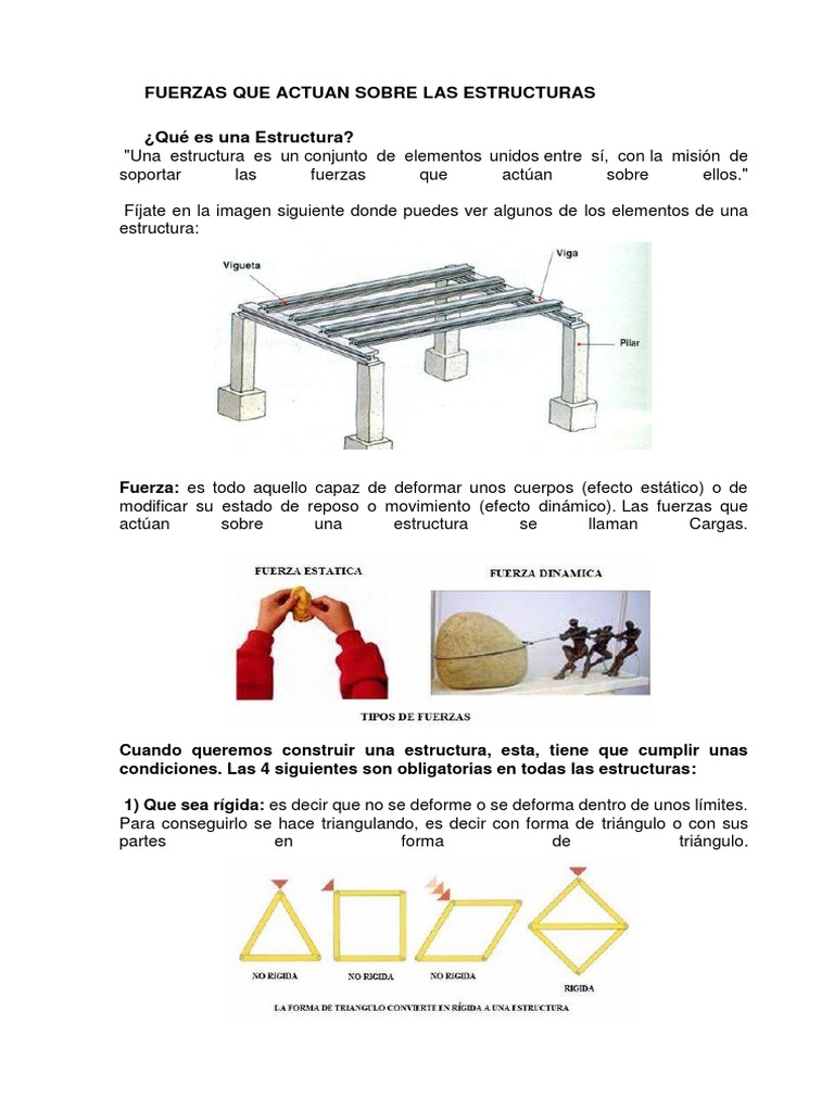 Fuerzas Que Actuan Sobre Las Estructuras | Bóveda (Arquitectura) | Hormigón